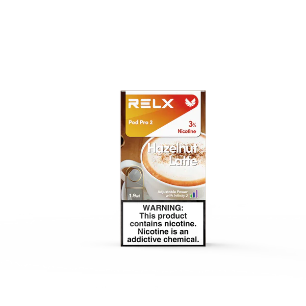 HAZELNUT LATTE 3% RELX POD HAZELNUT LATTE 3% RELX POD – Vapebeat