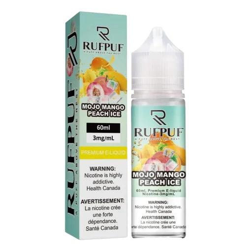 RUFPUF MOJO MANGO PEACH ICE 60ML – Vapebeat